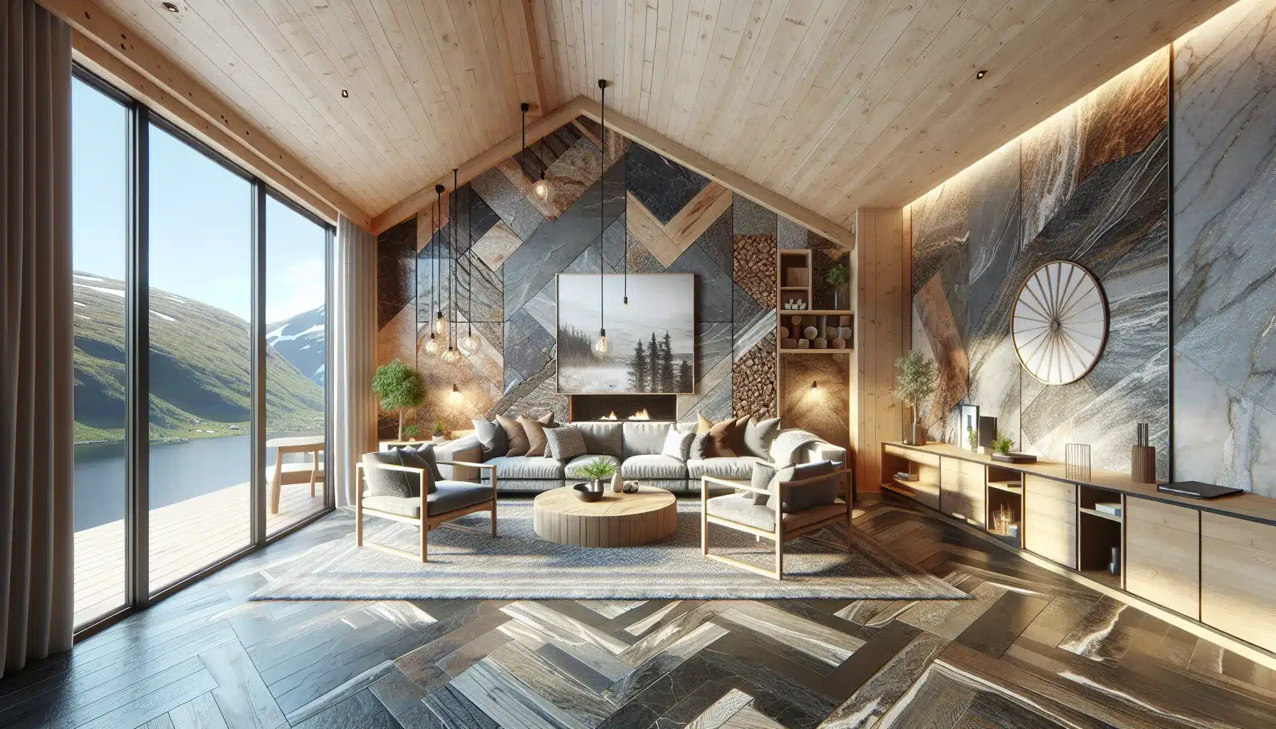 Veggpanel i skifer og granitt – moderne og rustikk look for et tidløst ...